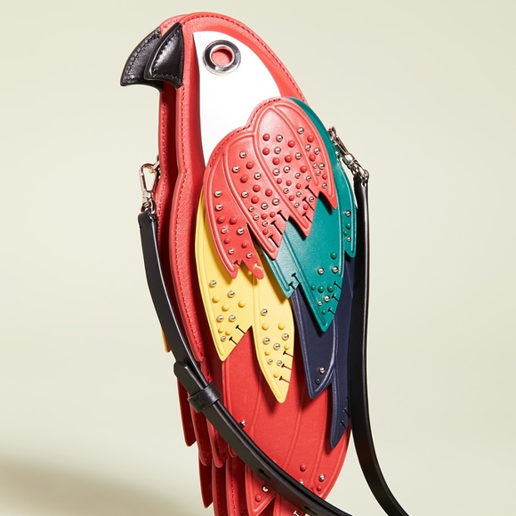 kate spade | Bags | Nwt Kate Spade Rio 3d Parrot Leather Crossbody ...